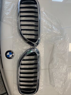 BMW 5 G30 G31 G38 Front Bumper Grill Set 2018 7473691 7473692 OEM ...