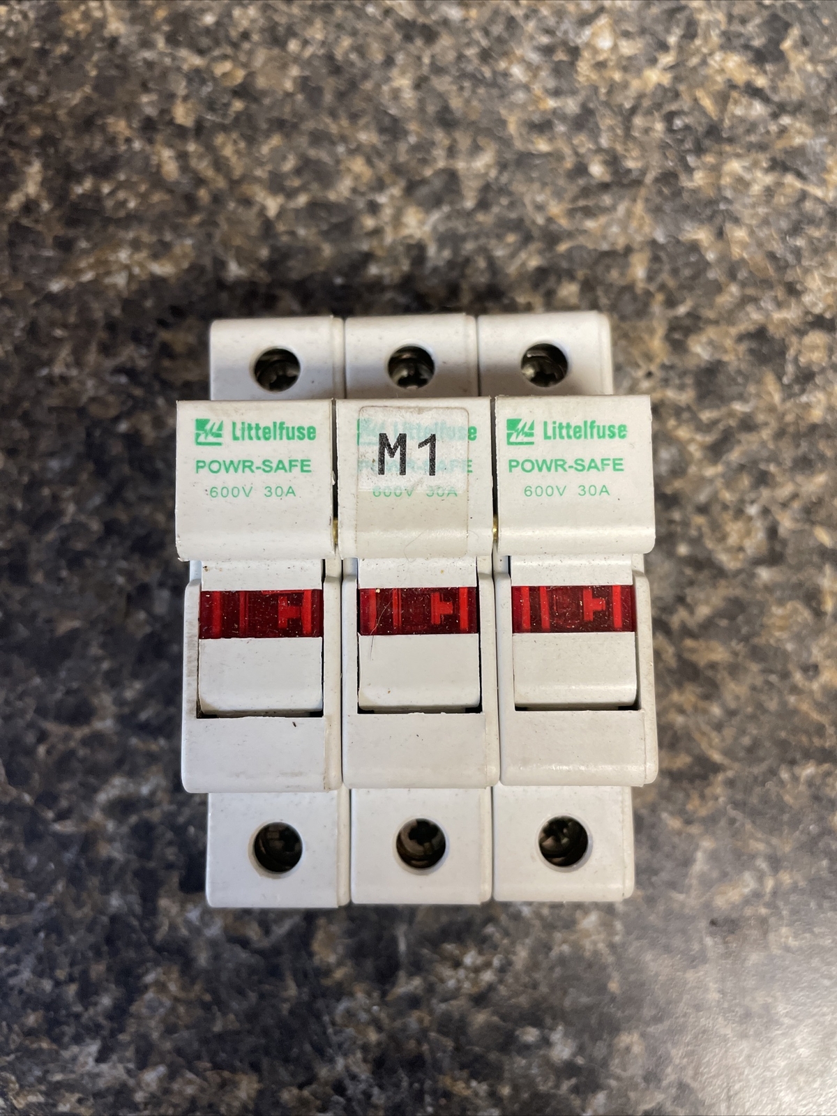 Littelfuse LPSC-ID CH Class CH Fuse Holder, 600V, 30A, 3 Pole - USED | eBay