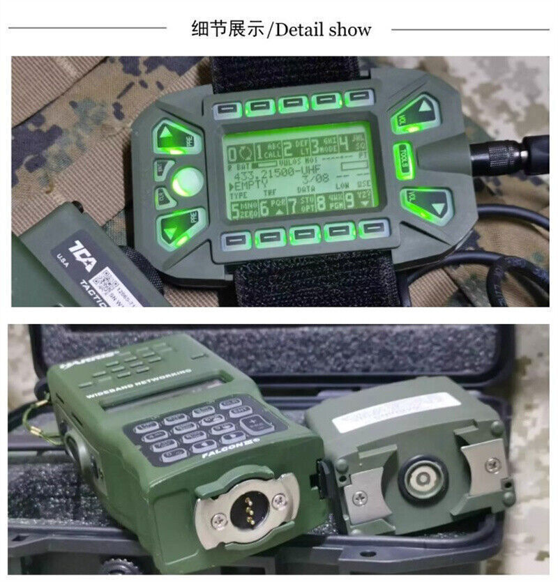 HARRIS TCA PRC 152A Radio 15W Metal VHF UHF KDU keyboard Display Unit ...