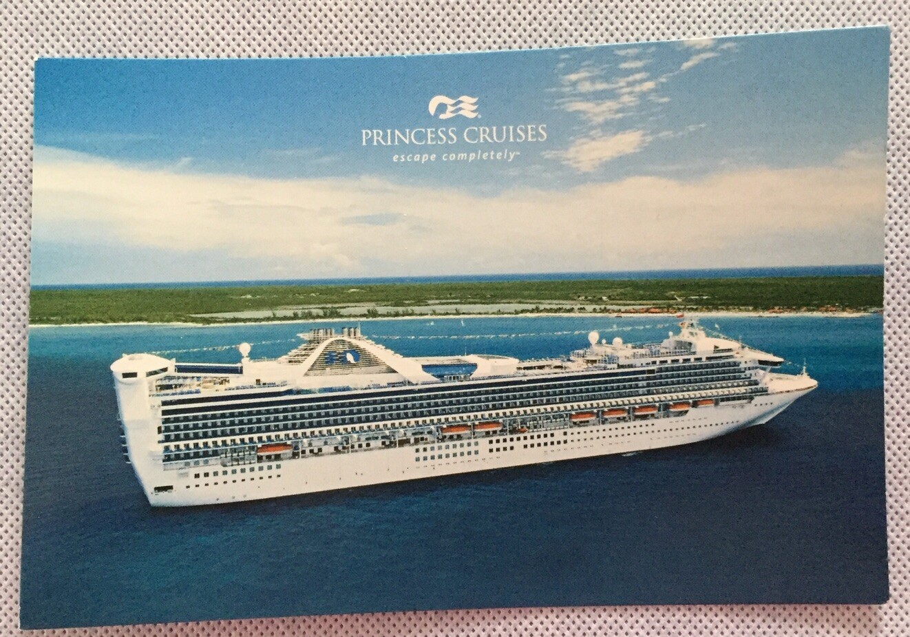 Post Card ~ Princess Cruises "escape completely®" 6x4 NEW | eBay