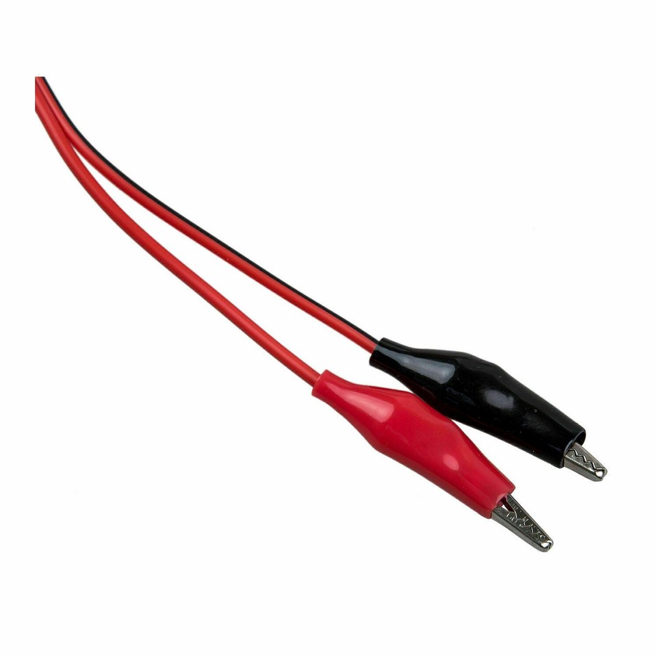 6PCS Double Ended Crocodile Wire Alligator Clip Electric Test Cable ...
