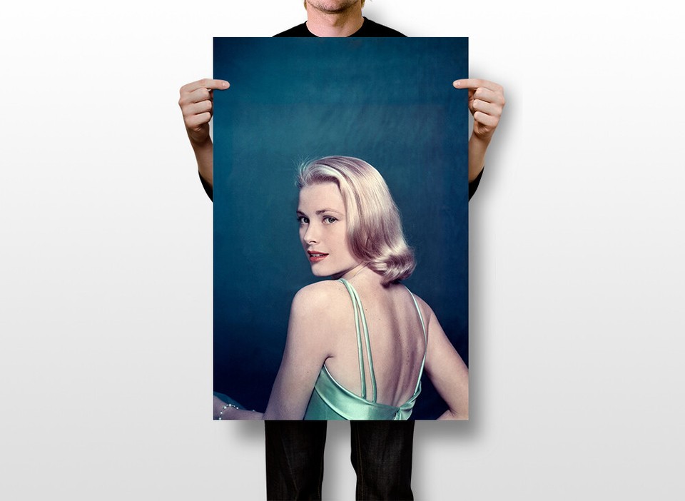 Grace Kelly Celebrity Cinema Actress Idol Wall Art Home Decor - POSTER ...