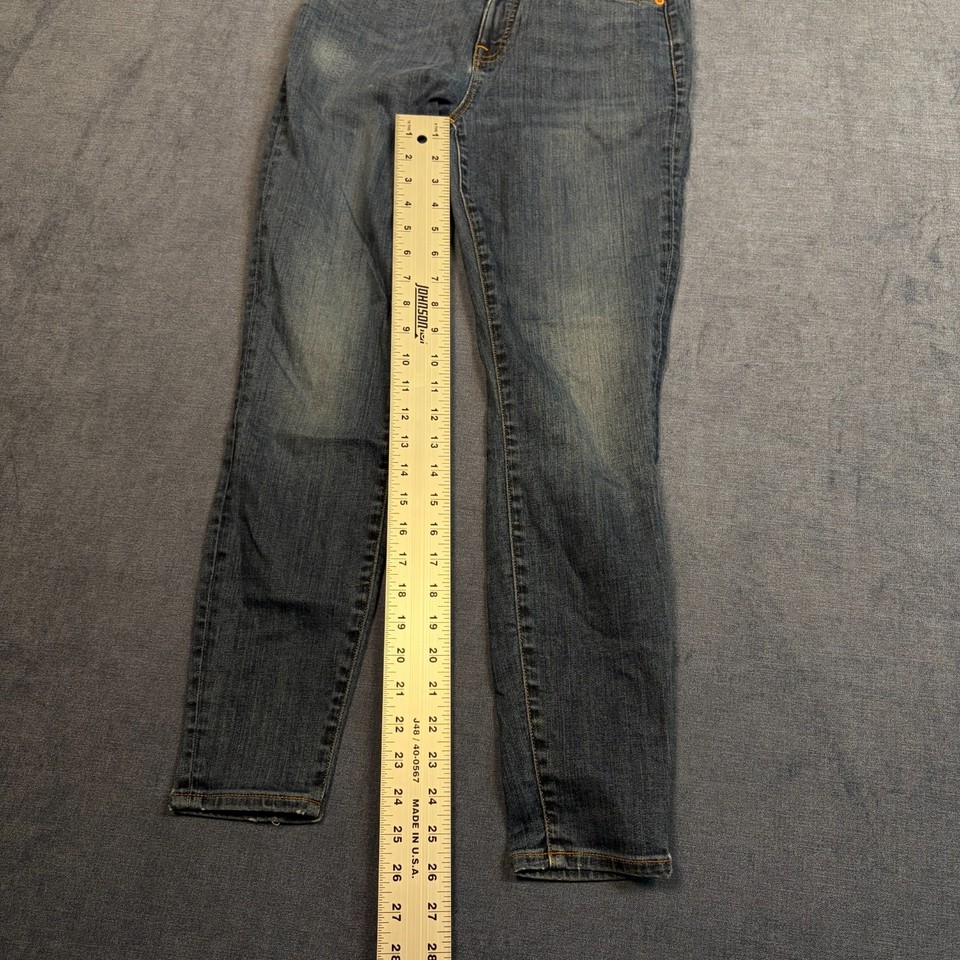 Lucky Brand Jeans Womens 27X27 Blue Denim Mid Rise AVA Skinny Mid Rise ...