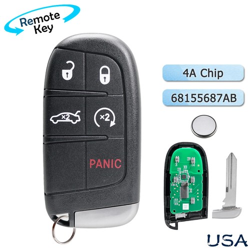 for Chrysler 200 2015 2016 2017 Smart Prox Remote Key Fob M3M40821302 ...