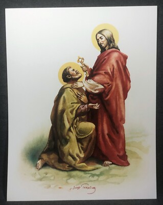 St. Peter Key to Heaven Josyp Terelya Colorful Christian Religious ...