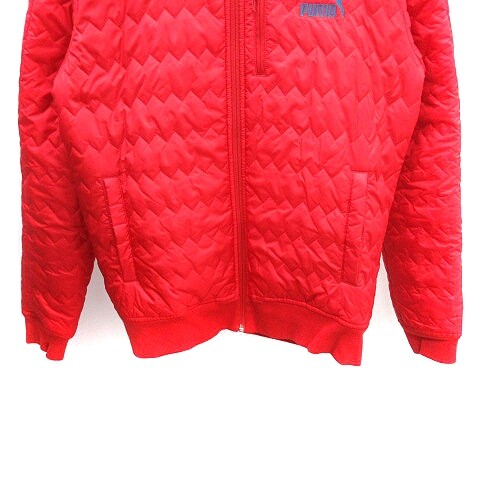 Puma Padding Jacket Jumper Blouson Hood Quilted Embroidery Fully Lining ...