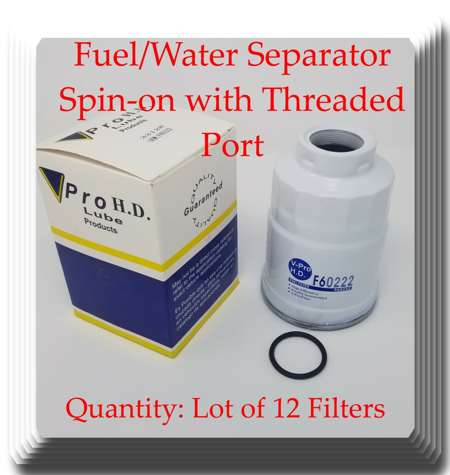 LOT12 FUEL FILTER F60222 Fits CHEVROLET DODGE GMC ISUZU MITSUBISHI ...