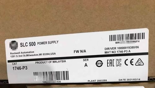 1 PCS New Sealed AB 1746-P3 1746P3 SLC 500 Power Supply Module In Box ...