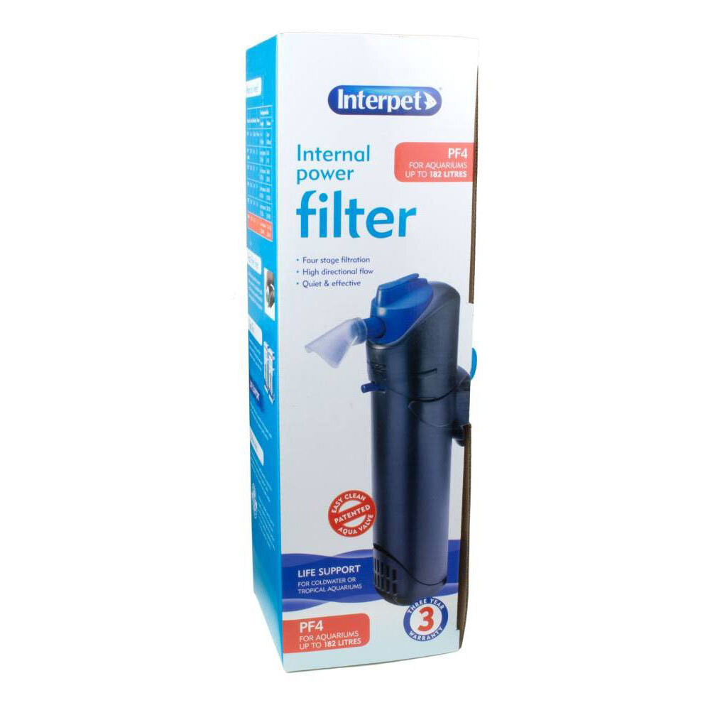 Interpet Aquarium Filter Internal Fish Tank Power Filtration Mini PF 1 ...