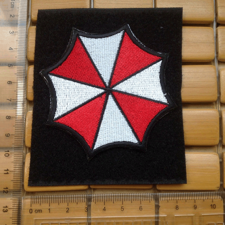 RED Umbrella Resident Evil PATCHES USA ARMY Embroidery Hook & Loop ...