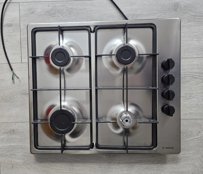 Bosch Series 2 58cm 4-Burner Gas Hob – Stainless Steel (PBP6B5B60 ...
