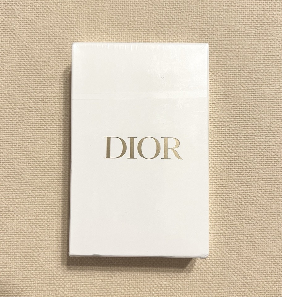 DIOR Playing Cards - Gold Embossed - Welcome Gift Dior Japan 2025 NEW ...