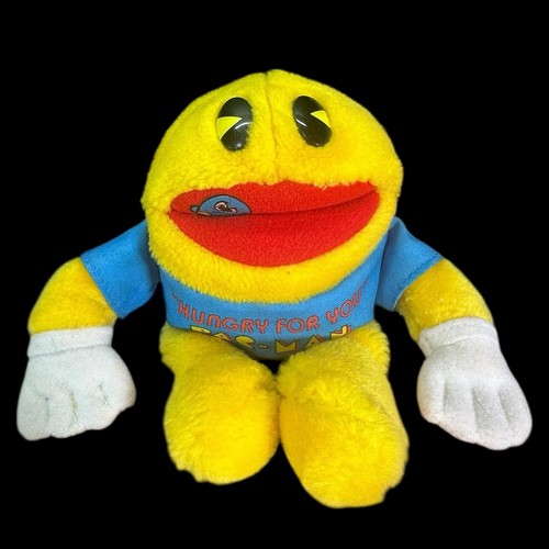 PAC-MAN Vintage - Knickerbocker "Hungry For You" - 8" Plush Bean Bag ...