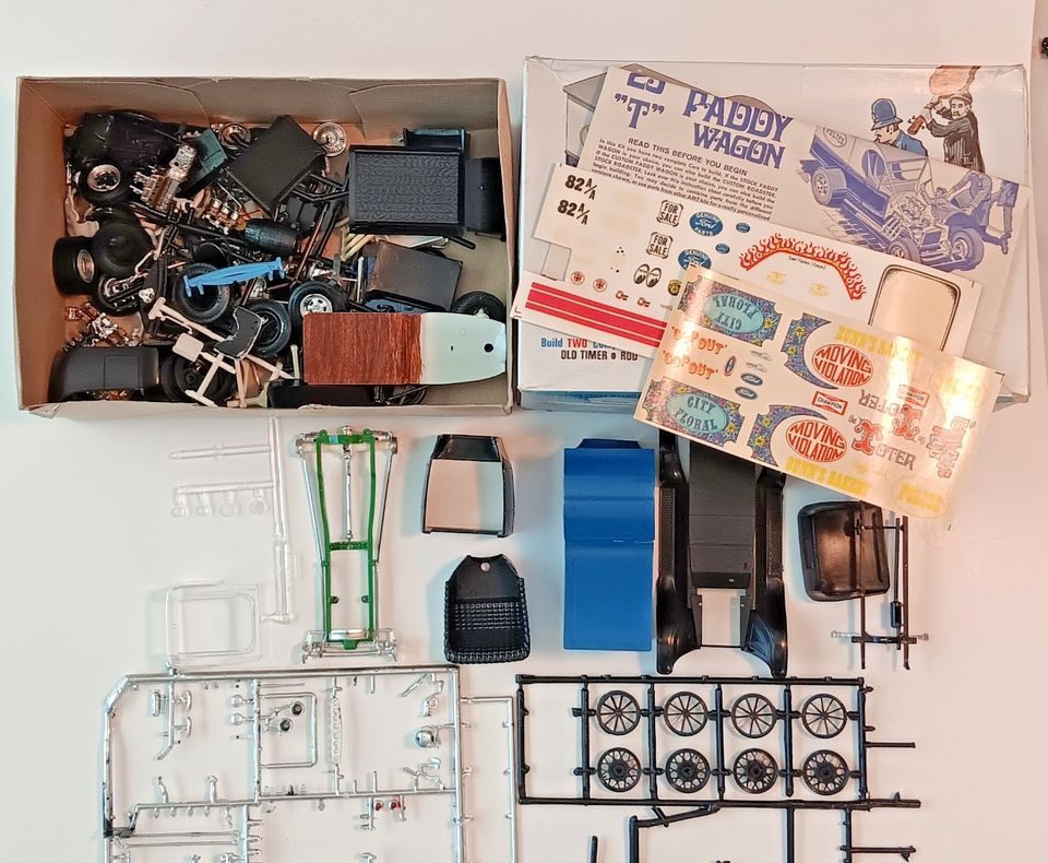 1969 AMT T319-200 1925 "T" COPOUT PADDY WAGON double model kit 1:25 | eBay