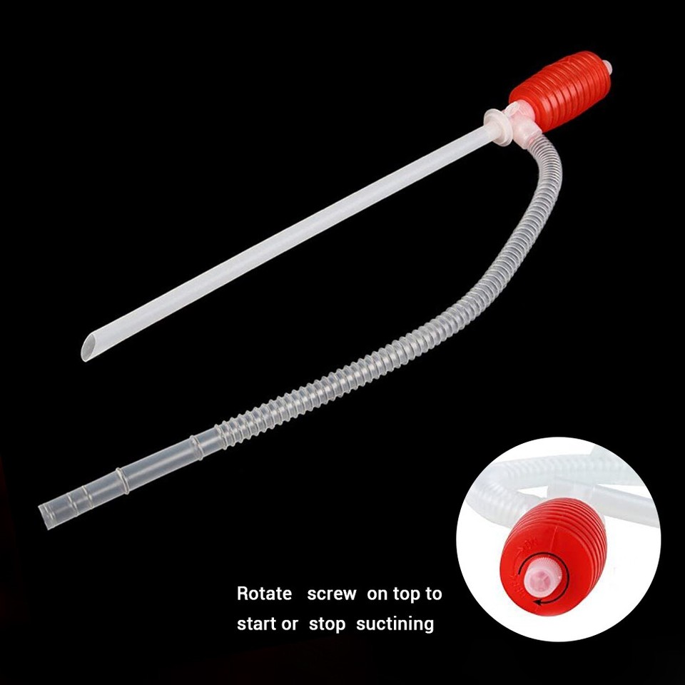 Liquid Fuel Transfer Siphon Pump Large Squeezing Syphon fit Fuel Gas ...