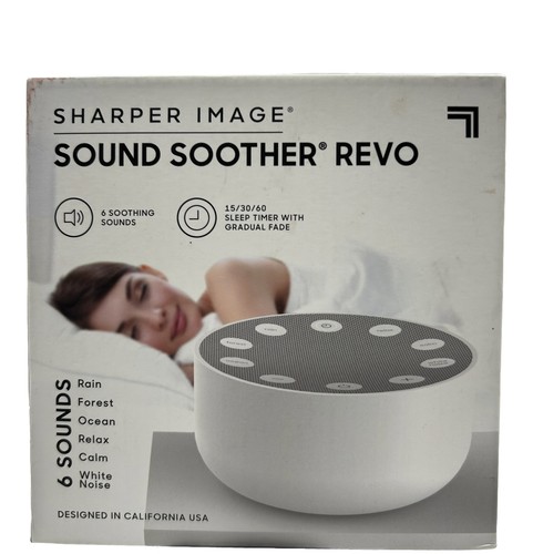 ⚡️Sharper Image Sound Soother Revo 6 SOUNDS for Sleep Relax Timer ...