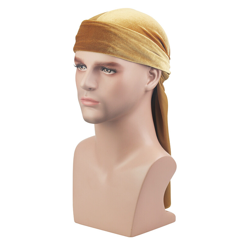 Velvet Durag Silky Headwrap Hat Cap Unisex Premium Du Doo Rag Wave