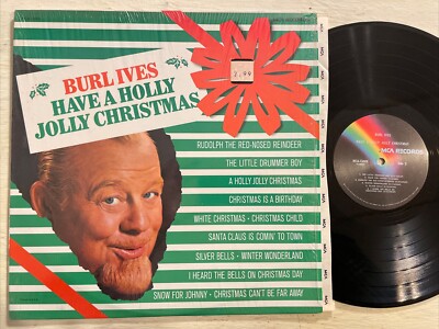 Burl Ives Have A Holly Jolly Christmas LP MCA Stereo Holiday + Shrink ...