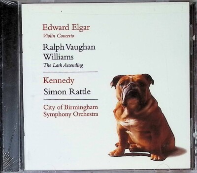 Edward Elgar Ralph Vaughan Williams Kennedy Simon Rattle Violin CD Mint ...