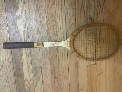 Bancroft Vintage Billie Jean King Autograph Wooden Tennis Racquet | eBay