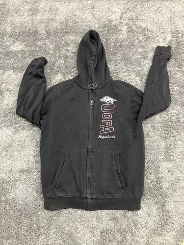 Vintage Arkansas Razorbacks Hoodie Gear For Sports Faded Hooded Adult ...