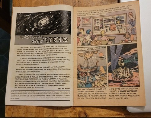 1978 The New Science Fair Story Of Electronics Comic Book | eBay