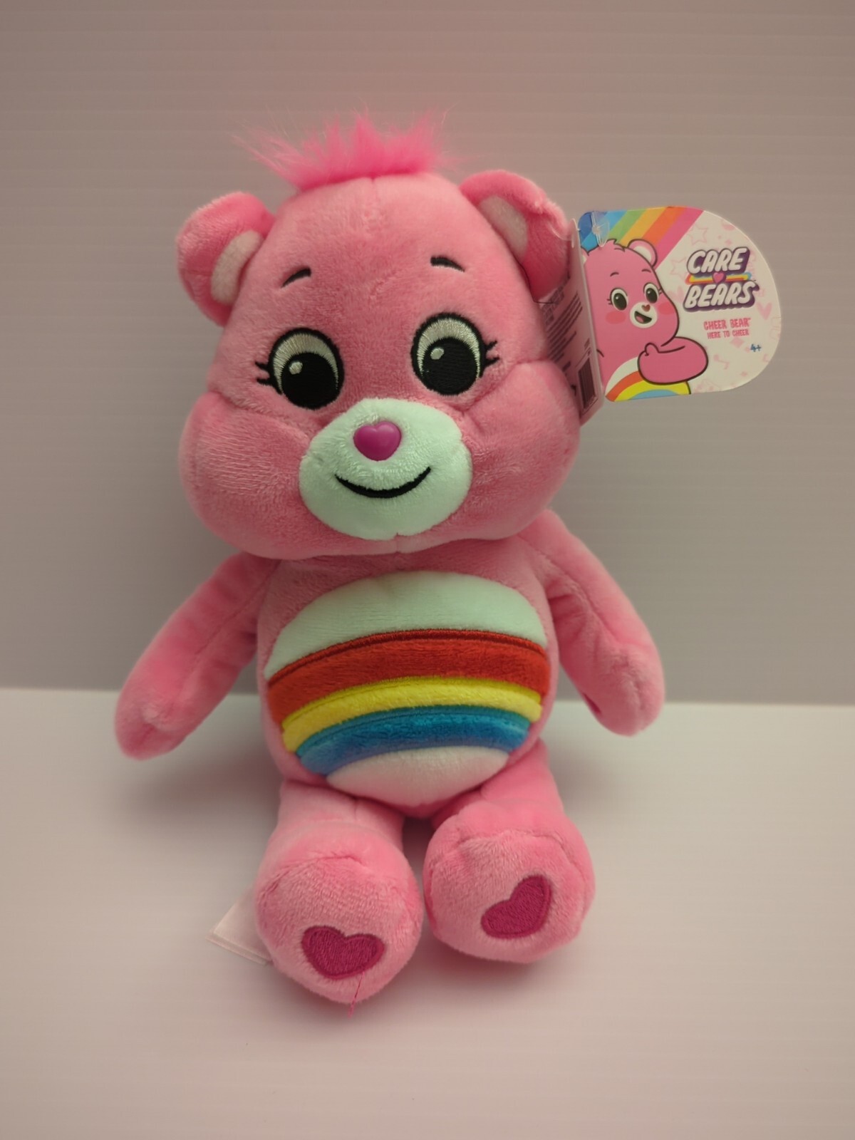 Care Bears Pink Rainbow Cheer Bear Plush Pink Kids Toy NEW | eBay