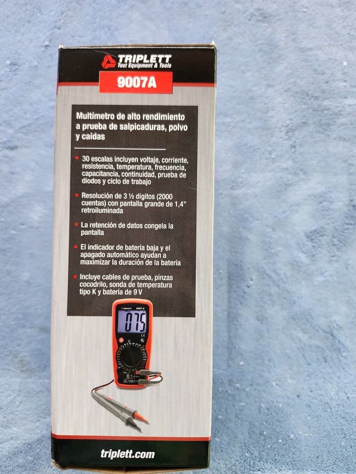 Triplett High Performance 2000 Count Digital Multimeter - Brand New ...