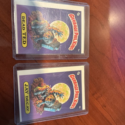 Garbage Pail Kids 1985 #5a Dead Ted & 5b Jay Decay | eBay