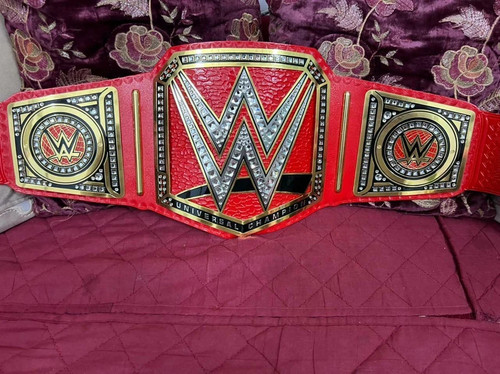 NEW WWE RED Universal Championship Belt Adult Size Wrestling Replica ...