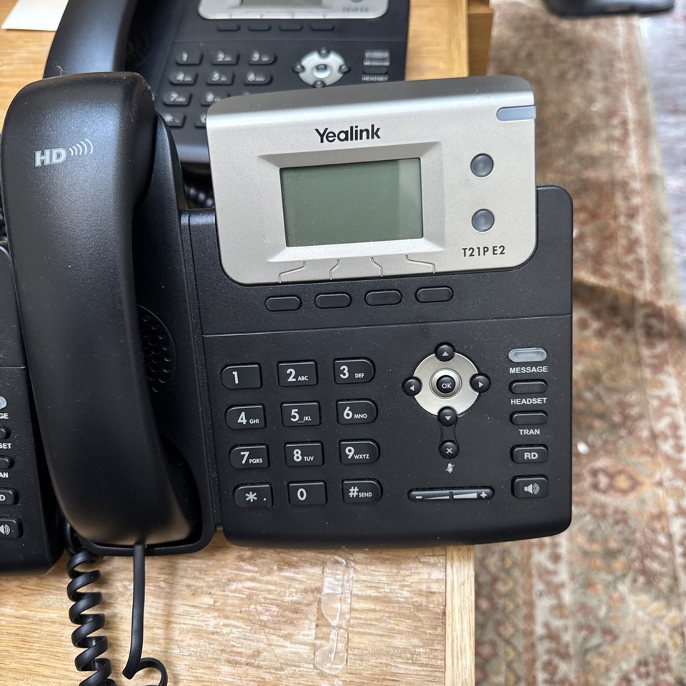 Yealink SIP-T21P E2 Dual-Line IP Phone HD Voice, HD Handset, HD Speaker ...