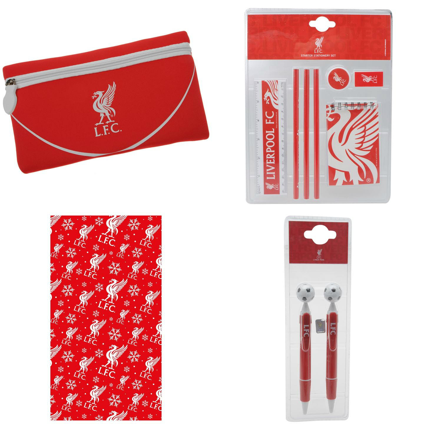 Liverpool F.C. Official Football Goods NEW Gift Wrap Pens Pencils ...