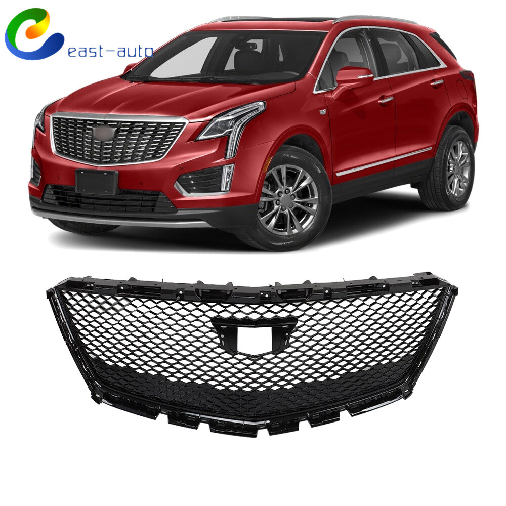 2016-2021 Cadillac XT5 Front Bumper Upper Mesh Grille Gloss Black ...