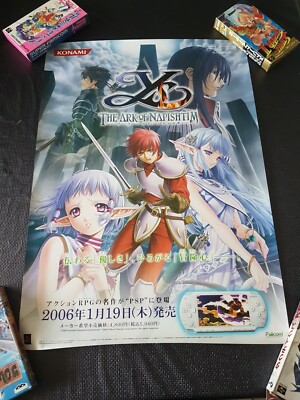 YS VI 6 ARK OF NAPISHTIM FALCOM SONY PSP JAPAN B2 OFFICIAL POSTER! | eBay