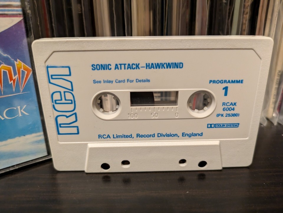 HAWKWIND Sonic Attack Cassette Tape 1981 Psych Space Rock | eBay UK