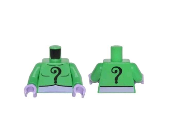 NEW LEGO® Torso Part For The Riddler Classic TV series BatMan DC 76052 ...