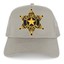 Security Officer Black Gold Star Embroidered Iron on Patch Adjustable ...