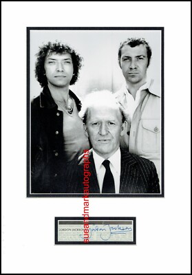 Gordon Jackson George Cowley The Professionals Autograph Signed UACC RD ...