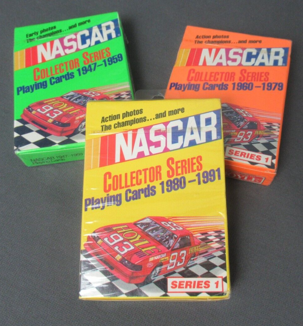 3 Playing Card Decks of Nascar Collection Series - 1947-59, 1960-79 ...