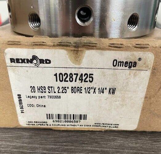 20HSB Rexnord Omega Hub 2-1/4 Bore 7300658 | eBay