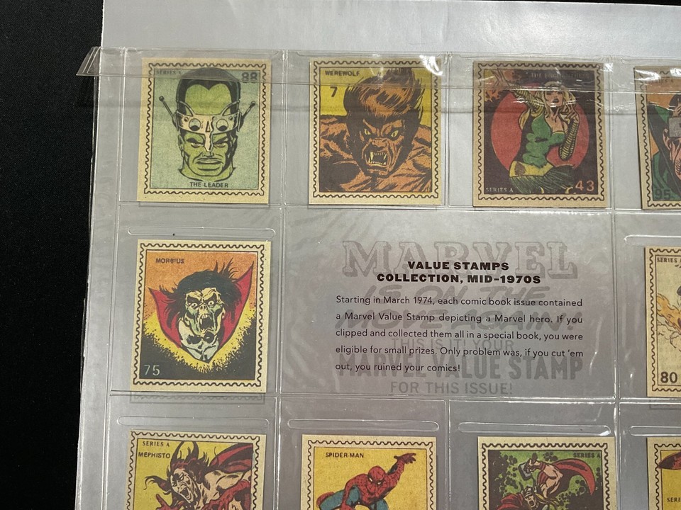 Marvel Value Stamps Collection, Mid-1970's 10 Reproduction Stamps | eBay