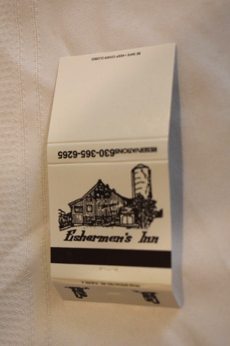 Fishermen's Inn Elburn Illinois Map 30 Strike Matchbook Cover | eBay