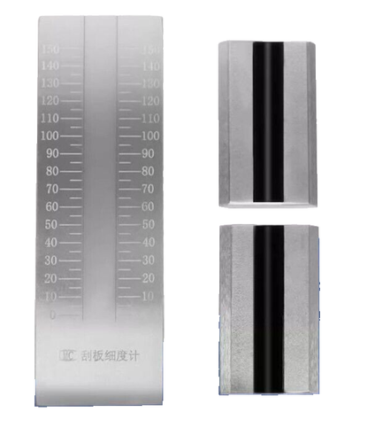 0-150um Double Groove Grinder Fineness Meter Stainless Steel Scraper | eBay