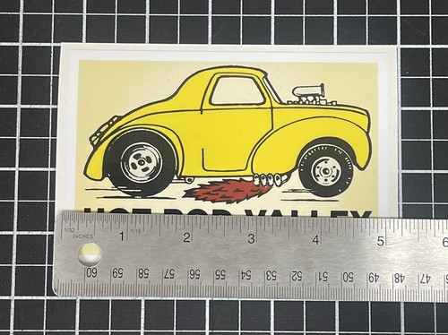 NEW VINTAGE 60's HOT ROD VALLEY SPEED SHOP VINYL STICKER DECAL NHRA ...