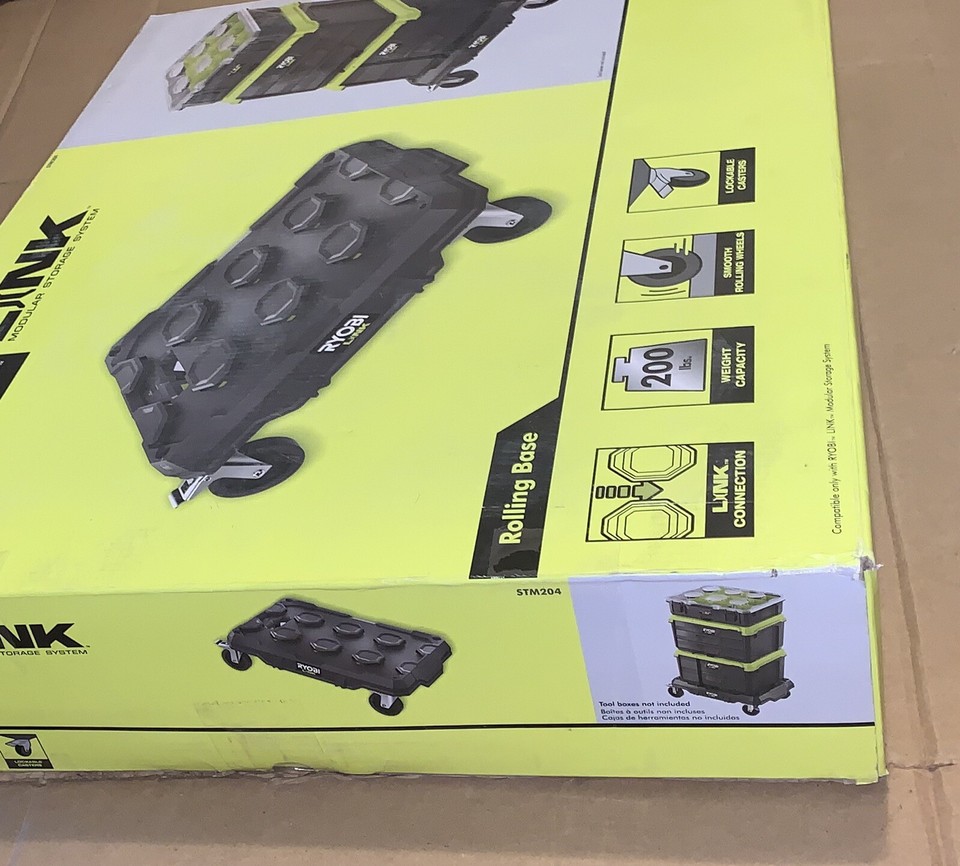 RYOBI Rolling Base Modular Wheel Dolly 18" Multi-Purpose 200 lb ...