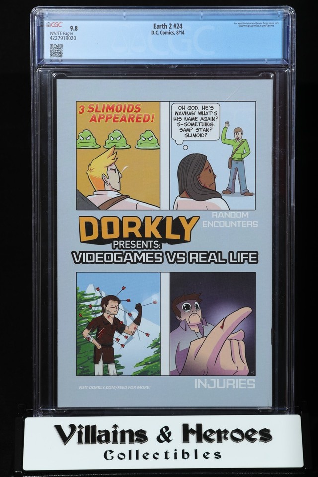 Earth 2 #24 ~ CGC 9.8 ~ 1st Val-Zod in Superman Costume ~ D.C. Comics ...