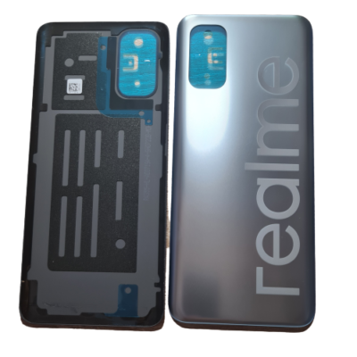 COVER VETRO POSTERIORE per REALME 7 PRO RMX2151 RMX2170 BACK SILVER ...