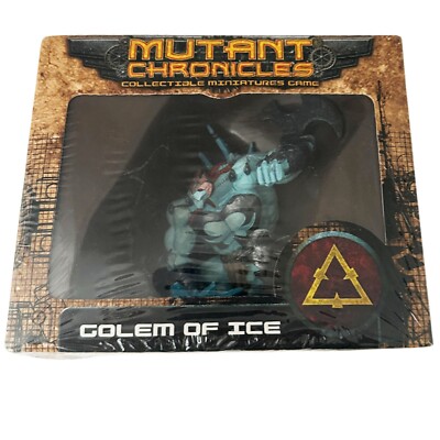 MUTANT CHRONICLES COLLECTIBLE MINIATURE GAME GOLEM OF ICE (1) Figure ...