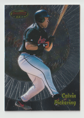 1998 Bowman's Best Baseball #199 Calvin Pickering - Baltimore Orioles ...