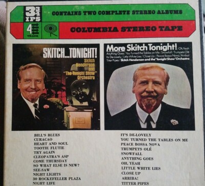 Skitch Henderson The Tonight Show Orchestra Reel Tape Bill's Blues ...